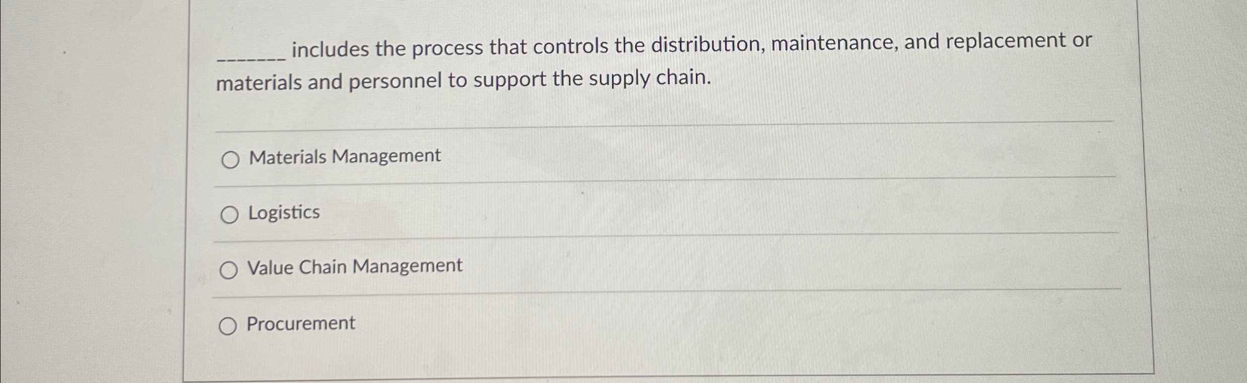 Solved includes the process that controls the distribution, | Chegg.com