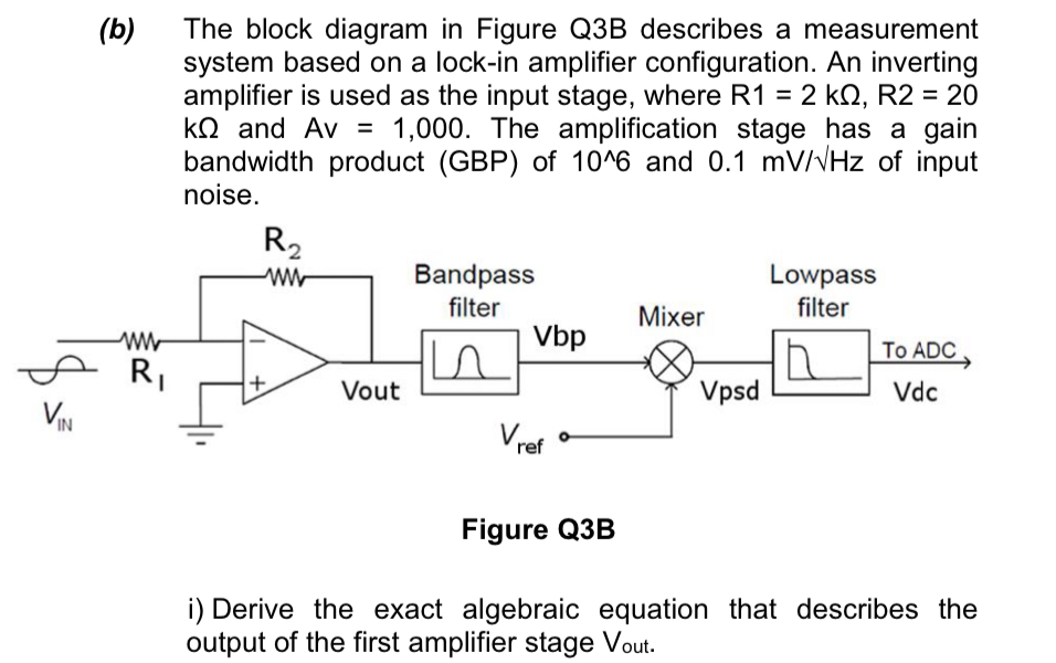 Solved Help to derive the exact algabraic expression for | Chegg.com
