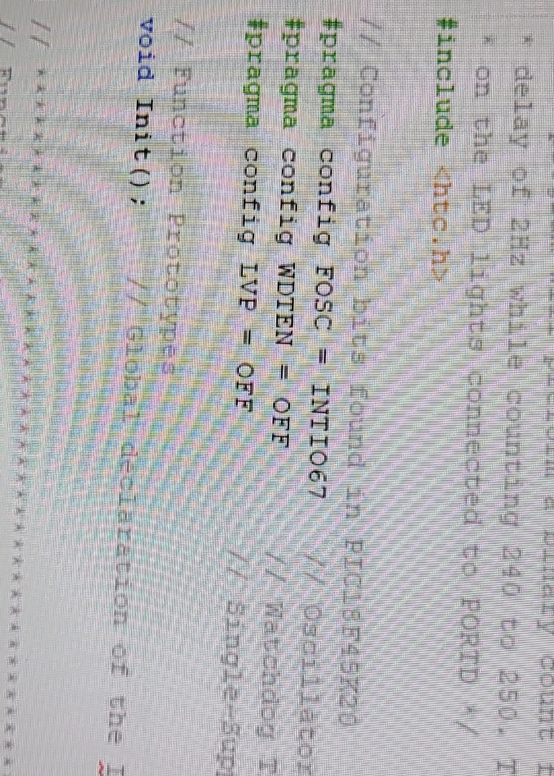 Solved Objective: Control the I/O ports of the PIC18F45K20 | Chegg.com