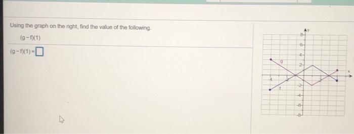 Solved Using the graph on the right, find the value of the | Chegg.com
