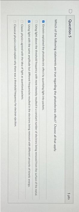 Solved Which of the following statements are true regarding | Chegg.com