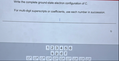 Solved Write the complete ground-state electron | Chegg.com
