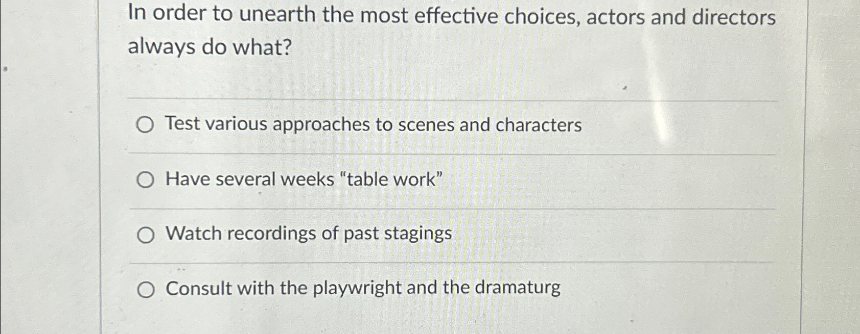 Solved In order to unearth the most effective choices, | Chegg.com