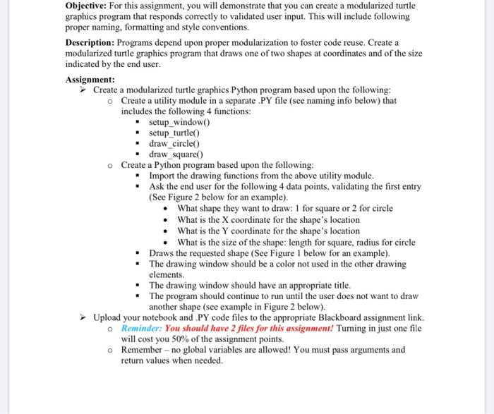 Solved Objective: For this assignment, you will demonstrate | Chegg.com