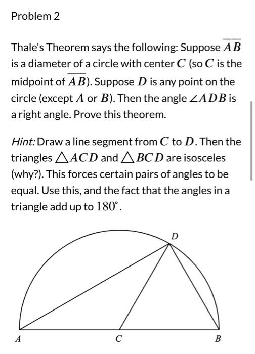 Solved a right angle. Prove this theorem. Hint: Draw a line | Chegg.com
