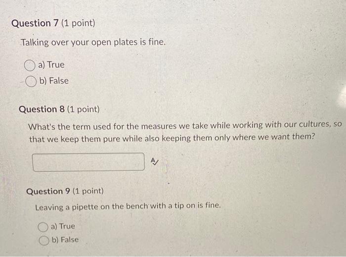 [Solved]: question 7,8, and 9 please Talking over your