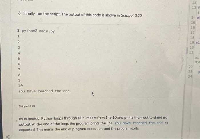 Solved 1. Open main.py then declare a variable called | Chegg.com