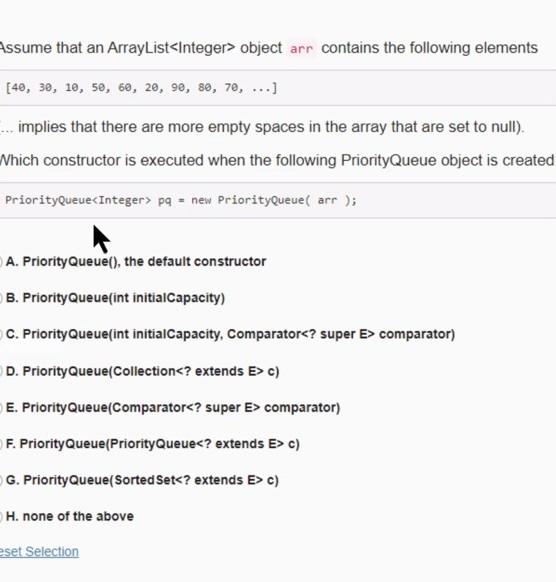 Solved Assume That An Arraylist Object Arr Contains The