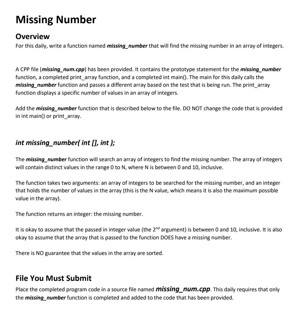 solved-csci-240-daily-missing-number-include-chegg