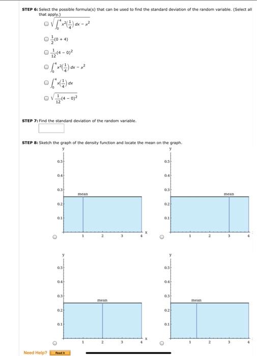 Solved Use the given probability density function over the | Chegg.com
