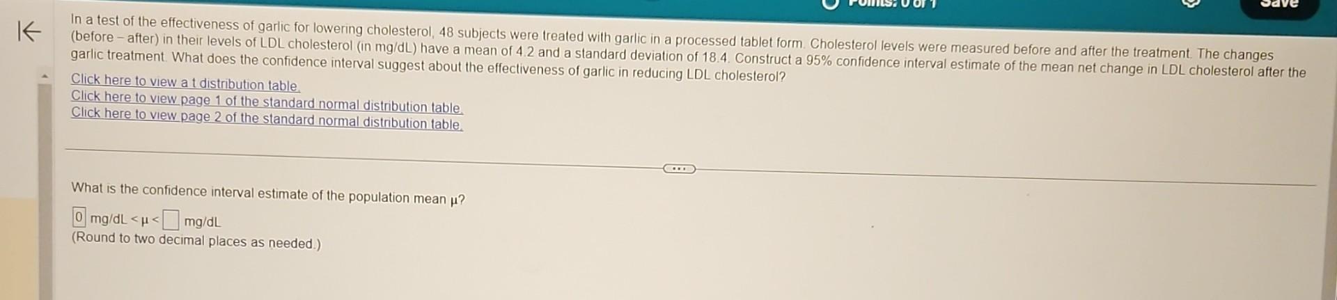 Solved Click here to view a t distribution table. Click here | Chegg.com