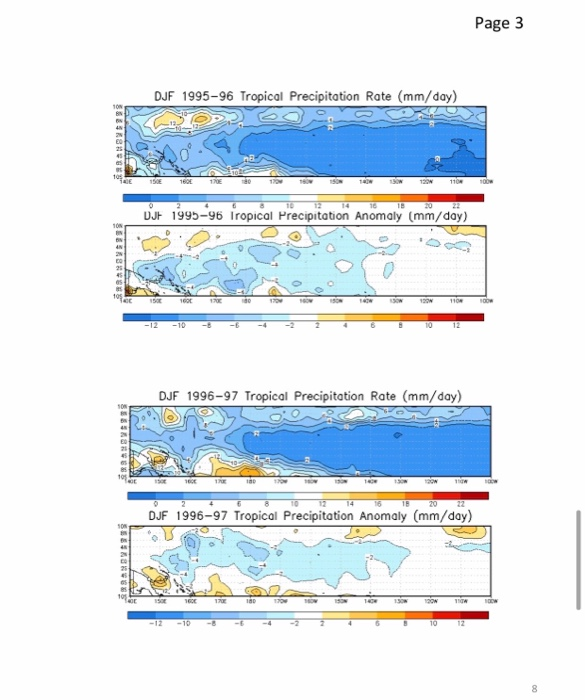 Solved Part 3: Predicting patterns: What does La Nina look | Chegg.com