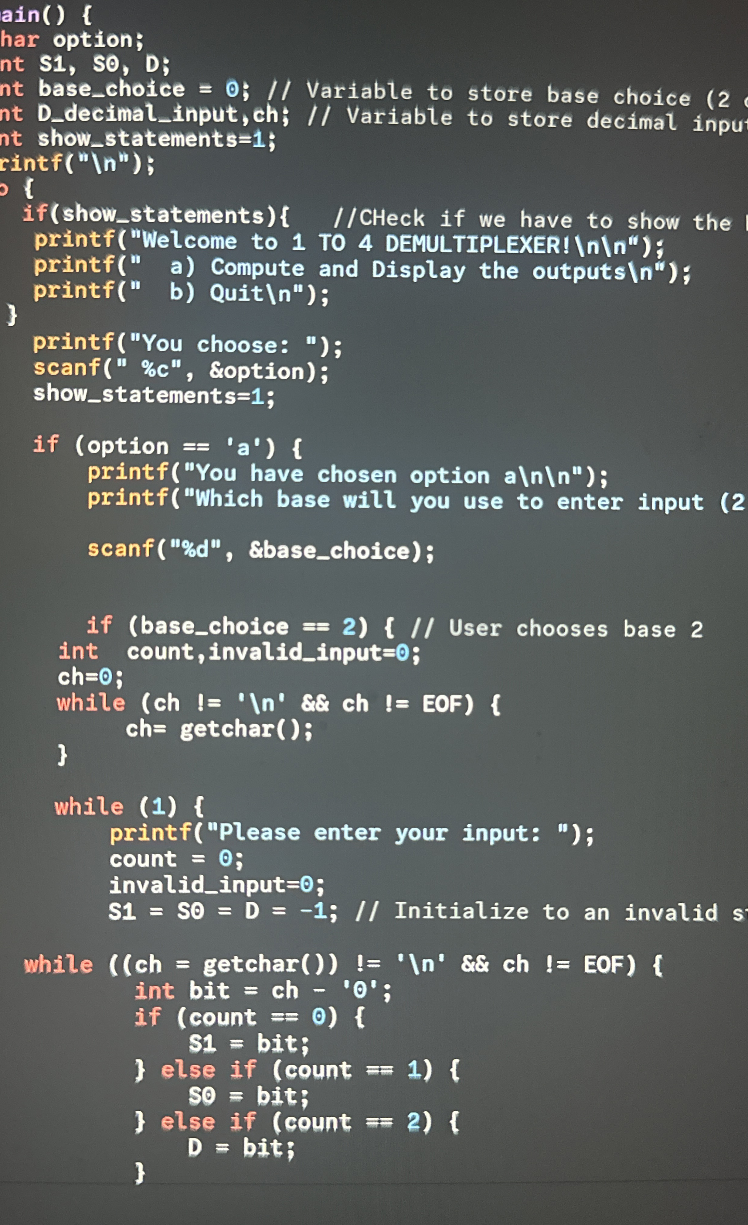 Solved hello, ı havent covered getchar() ﻿and EOF codes yet | Chegg.com