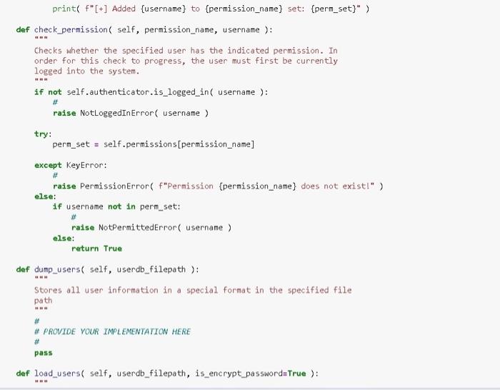 Solved Consider the implementabon of Authenticator and | Chegg.com