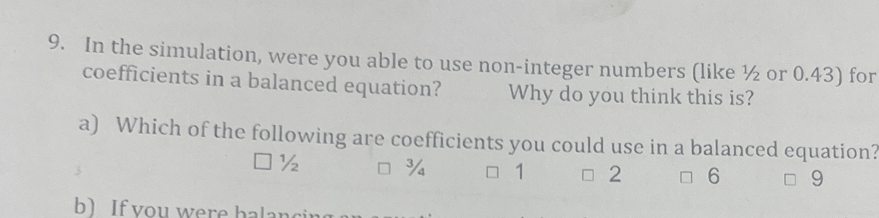 High Quality SOLUTION In the simulation, were you able to use non-integer | Chegg.com