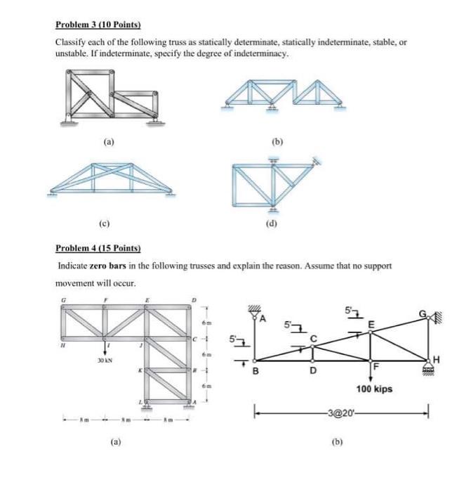 Solved Problem 3 (10 Points) Classify each of the following | Chegg.com