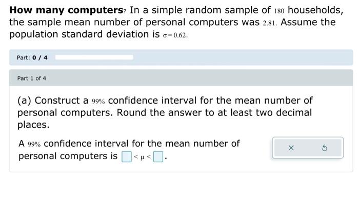 Solved How many computers? In a simple random sample of 180 | Chegg.com