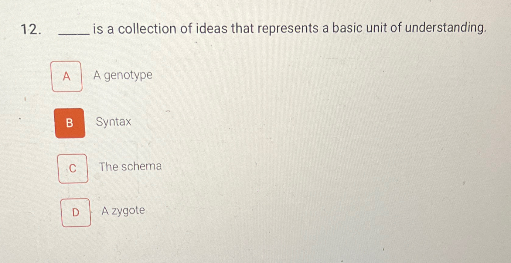 Solved q, ﻿is a collection of ideas that represents a basic | Chegg.com