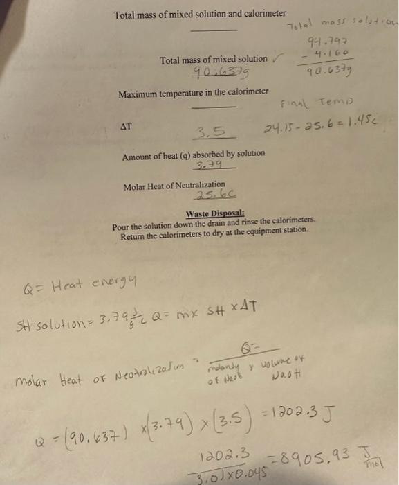 Solved III- Post-Lab Questions: 1. For this experiment, was | Chegg.com
