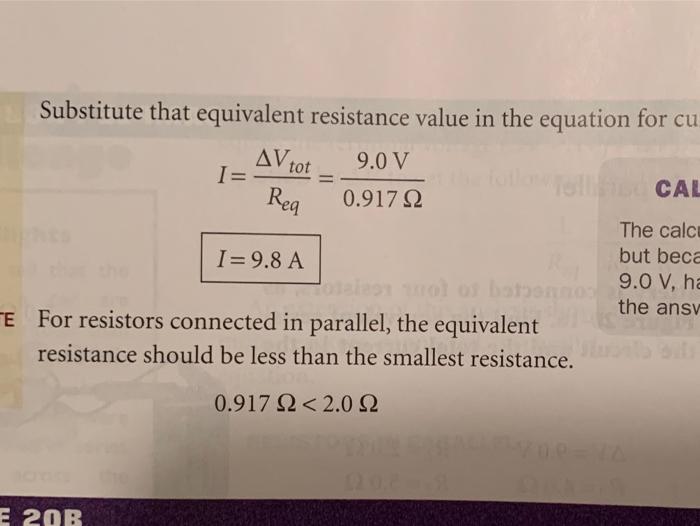 Solved Resistors in parallel 1. The potential difference | Chegg.com