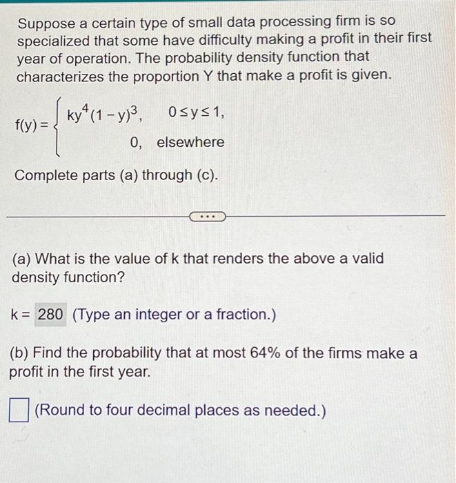 Solved Suppose a certain type of small data processing firm | Chegg.com