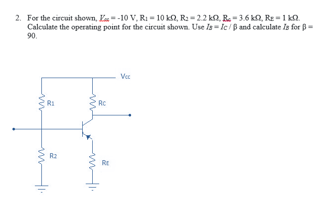 Solved For the circuit shown, | Chegg.com