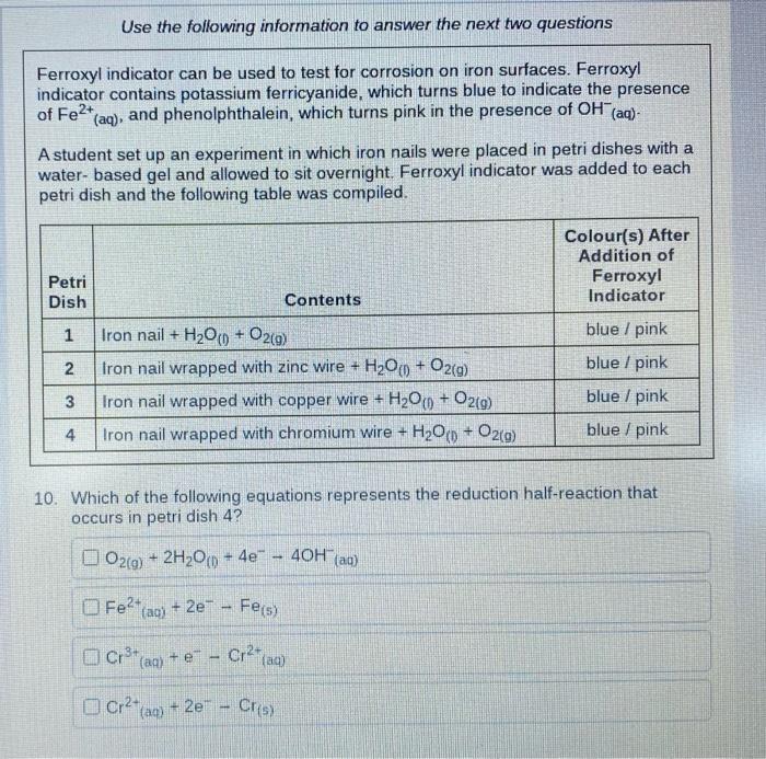 Solved Use the following information to answer the next two | Chegg.com