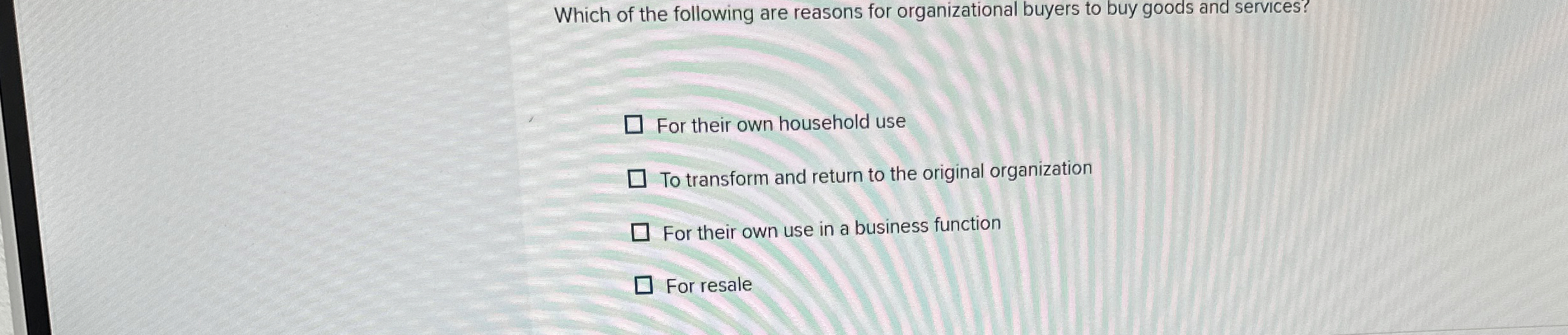 Solved Which of the following are reasons for organizational | Chegg.com