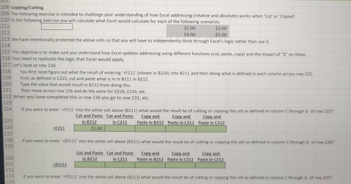 Solved Copying/CuttingThe following exercise is intended to | Chegg.com