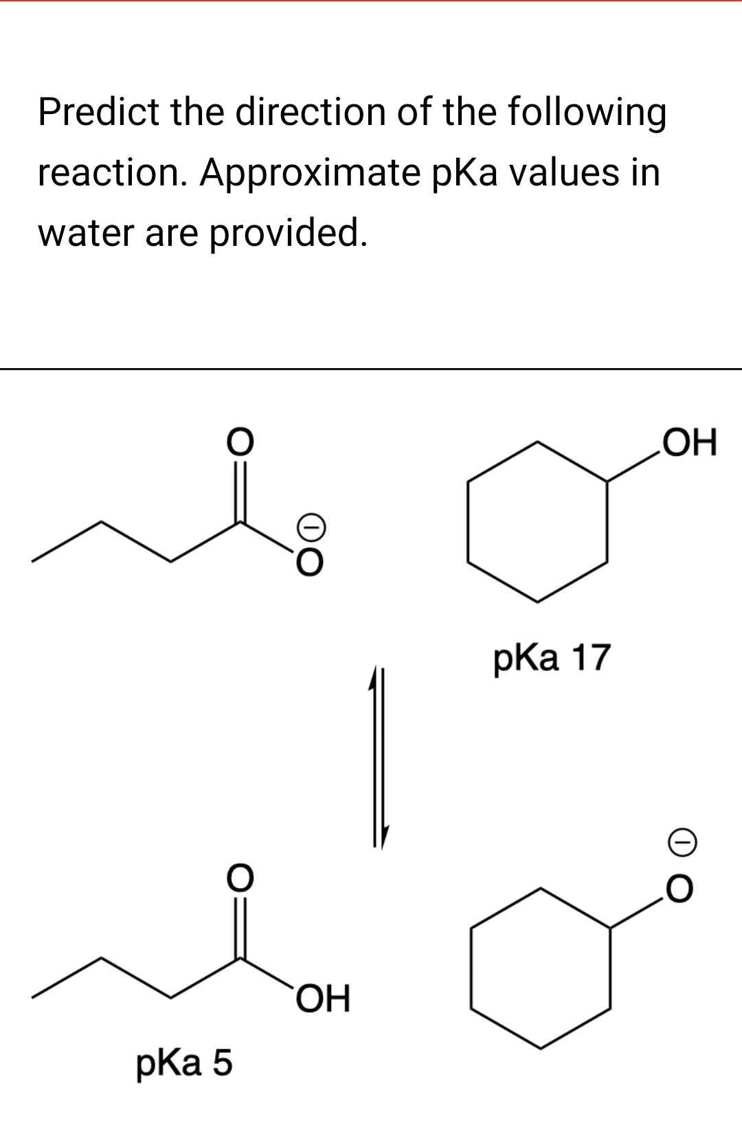 Solved Predict the direction of the following reaction. | Chegg.com