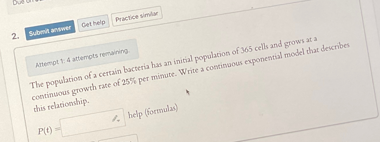 Solved Get helpPractice similarAttempt 1: 4 ﻿attempts | Chegg.com