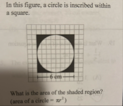 Solved In this figure, a circle is inscribed within a | Chegg.com