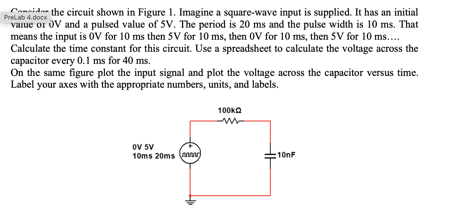 Solved varue or 0 ﻿V and a pulsed value of 5 ﻿V . ﻿The | Chegg.com