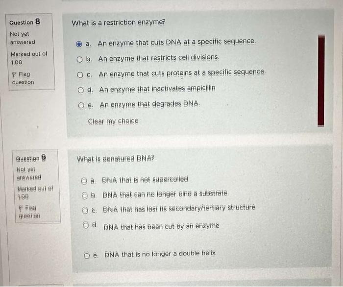 Solved Question 5 DNA is a very, very small molecule and has | Chegg.com
