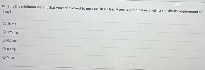 Solved What is the minimum weight that you are allowed to | Chegg.com