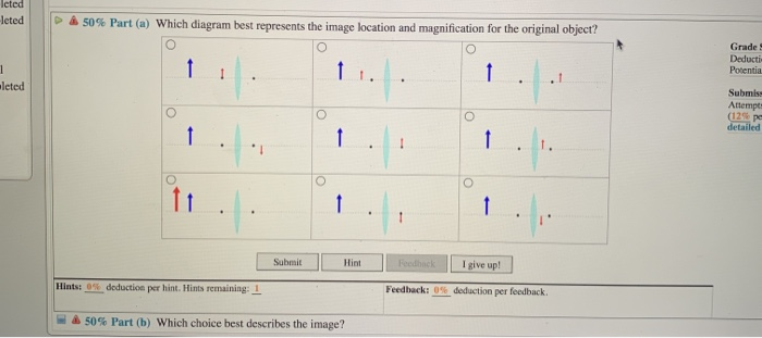 Solved: (7%) Problem 13: An Object Is Placed In Front Of A... | Chegg.com