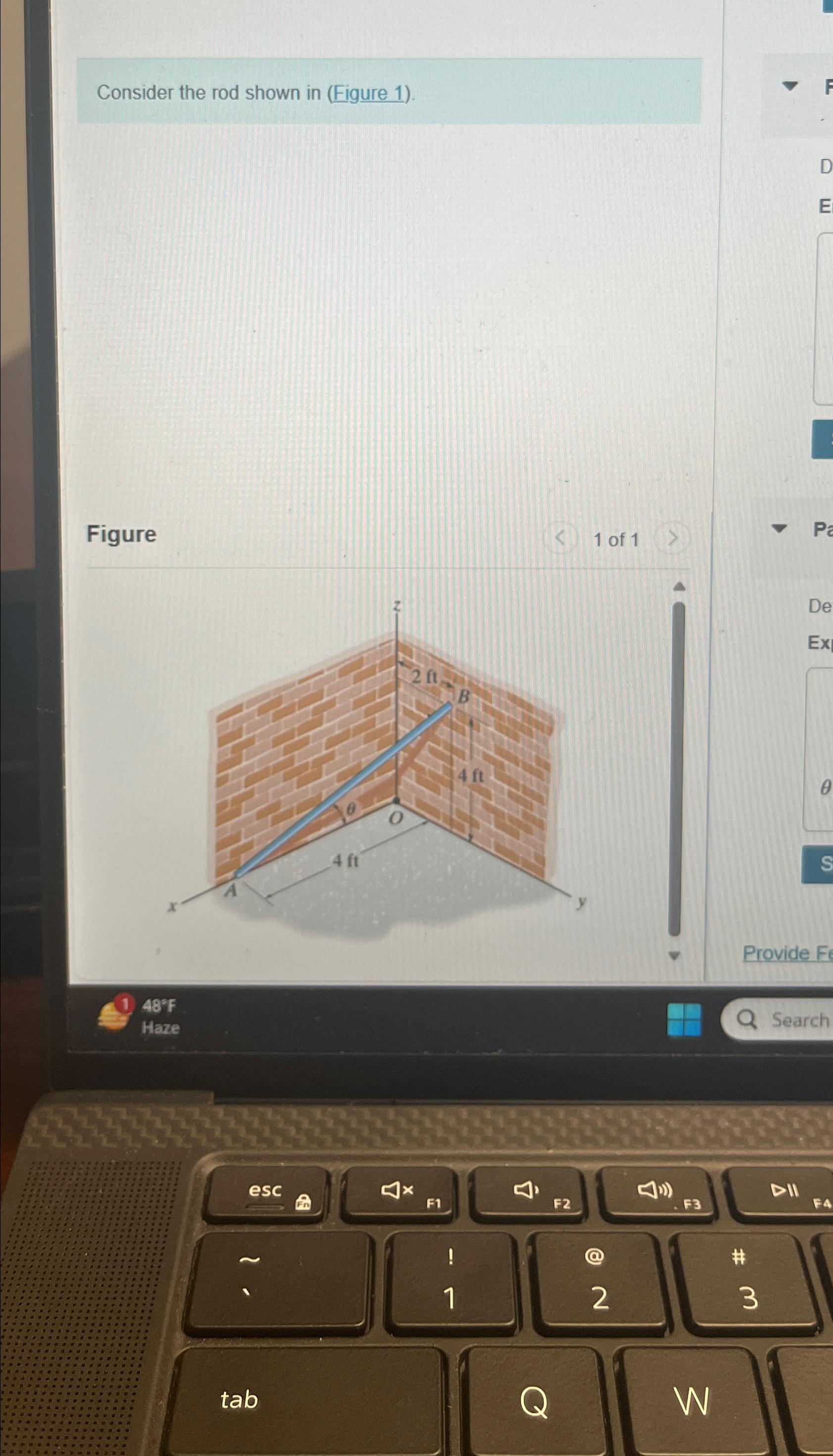 Solved Consider the rod shown in (Figure 1).Figure1 ﻿of | Chegg.com