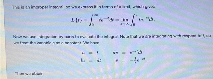 Solved Laplace Transforms In the last few chapters, we have | Chegg.com