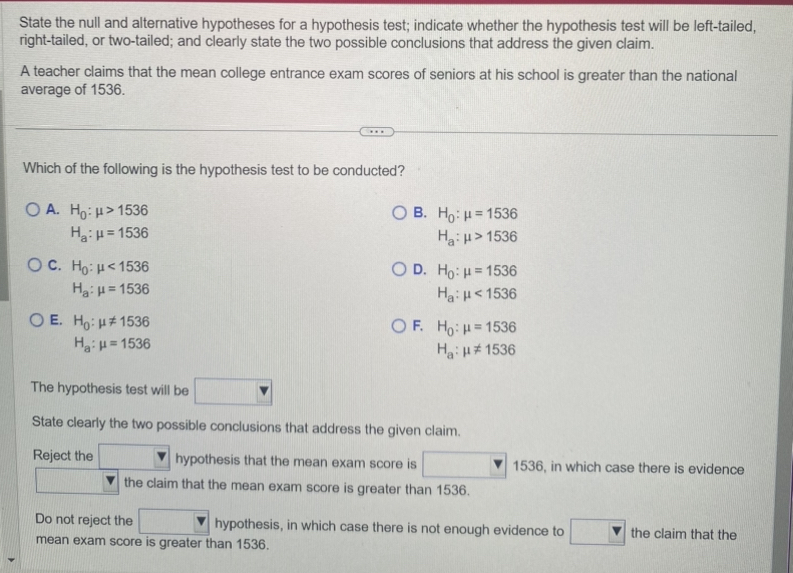 Solved State the null and alternative hypotheses for a | Chegg.com
