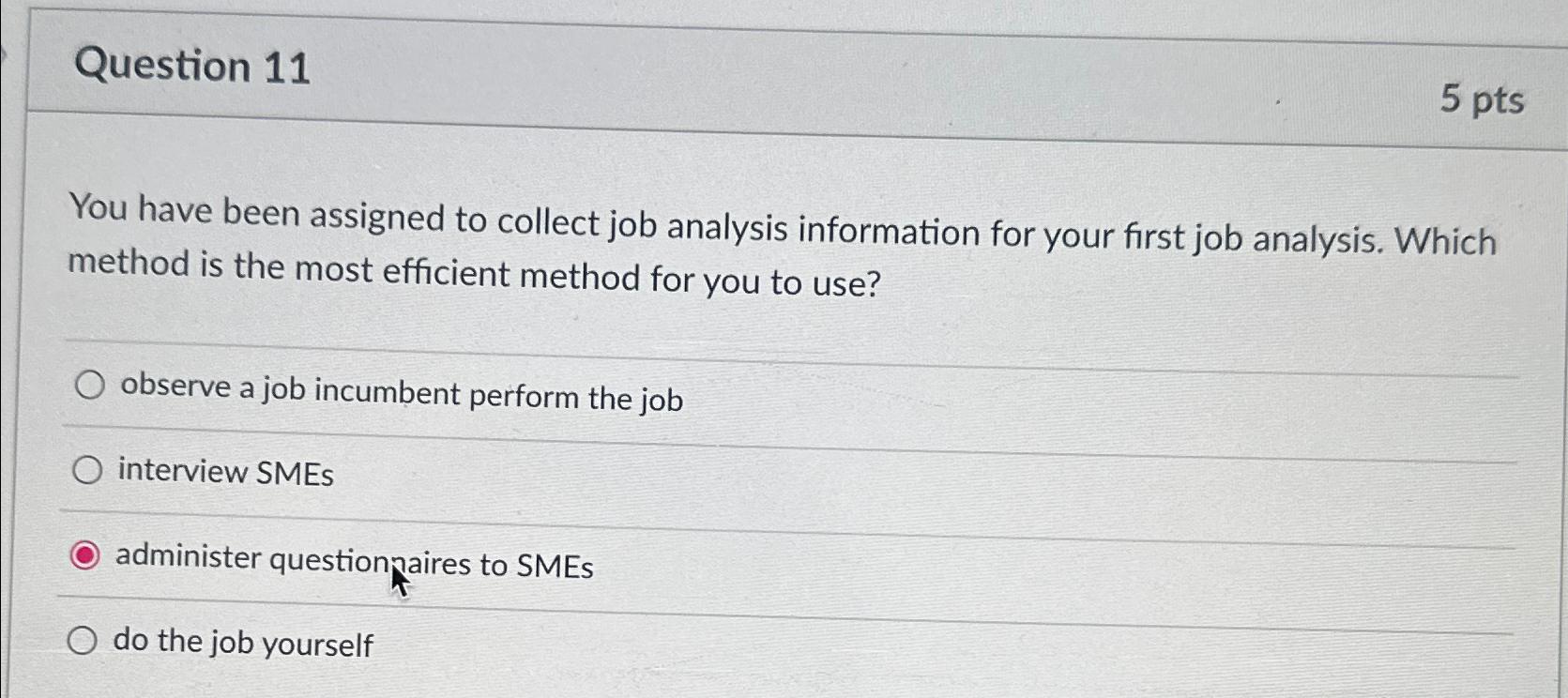 Solved Question 115 ﻿ptsYou have been assigned to collect | Chegg.com