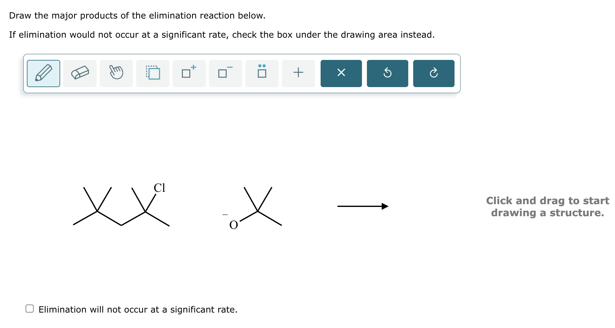 Solved Draw the major products of the elimination reaction | Chegg.com