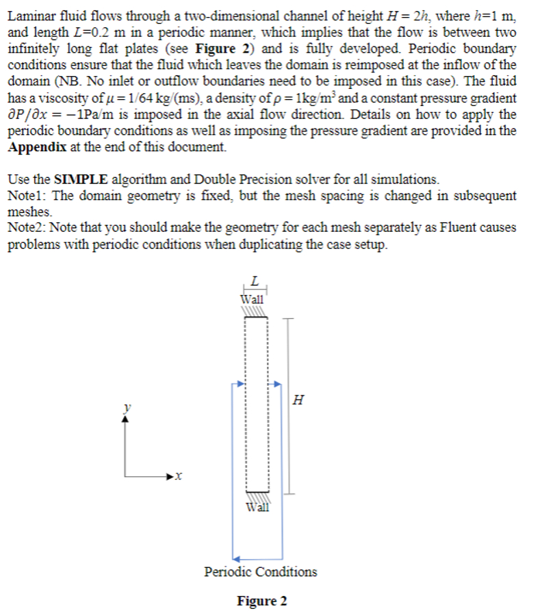 How do I solve this problem in Ansys / ﻿Fluent | Chegg.com