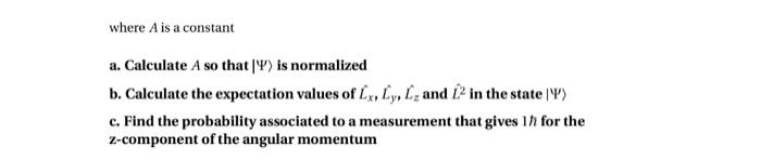 Solved Problem 2 Angular Momentum And The Dirac Notation