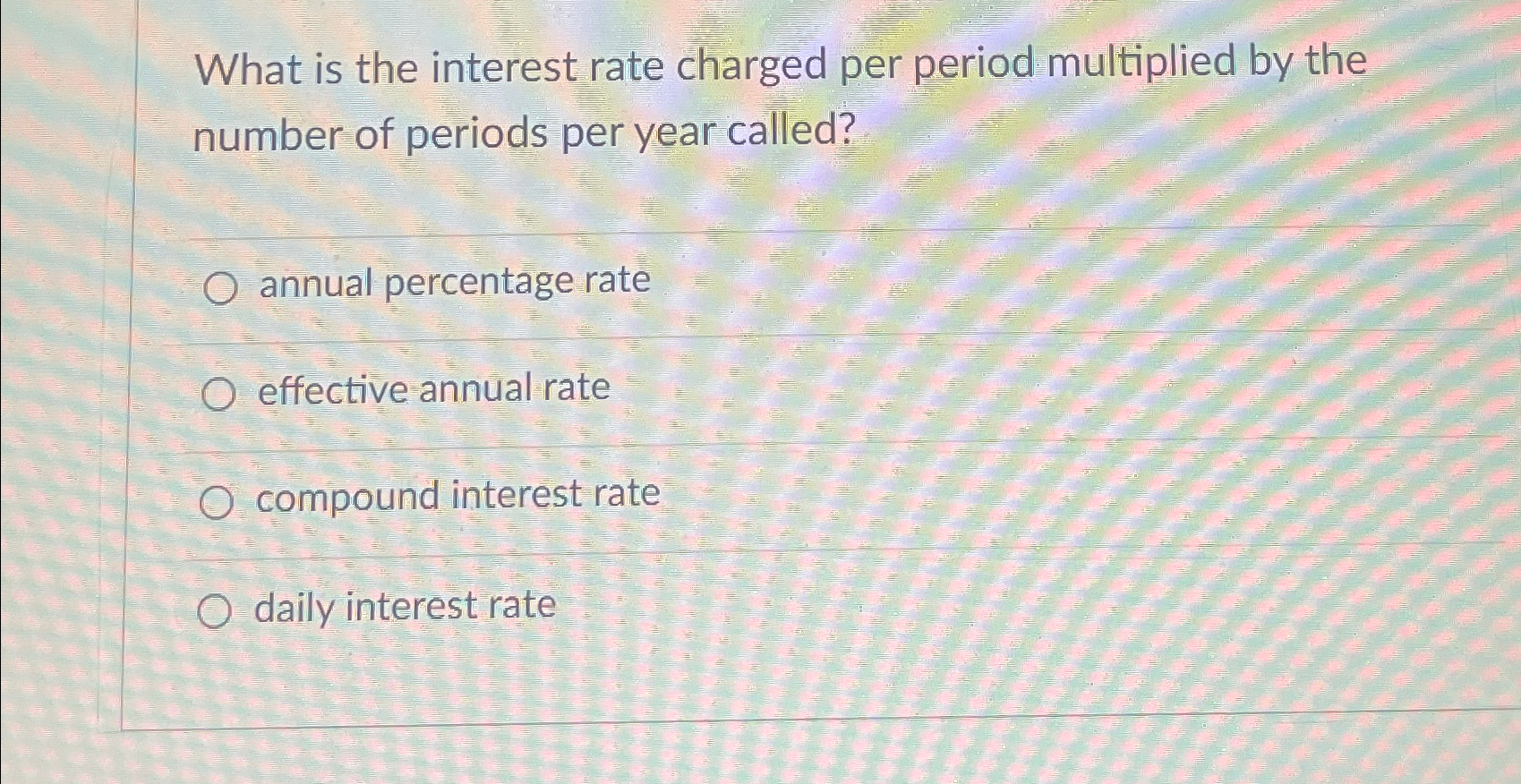 Solved What is the interest rate charged per period | Chegg.com