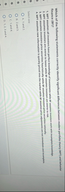 Solved Which of the following statements correctly identify | Chegg.com