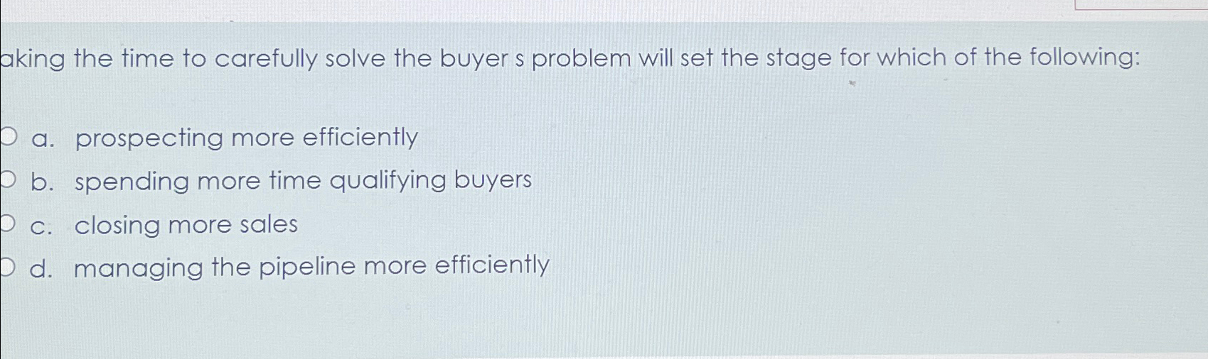 Solved aking the time to carefully solve the buyer s problem | Chegg.com
