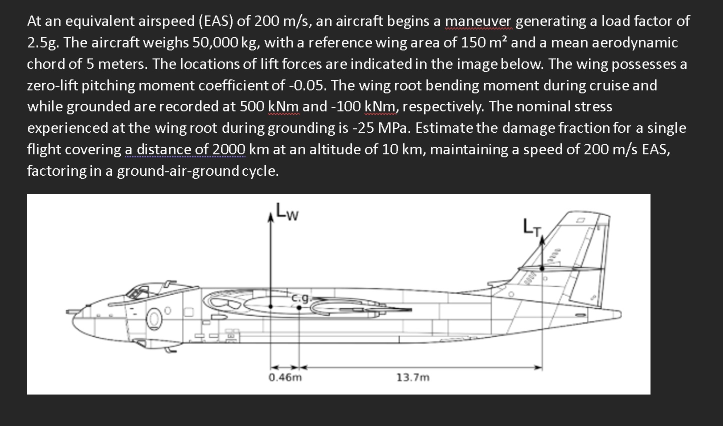 Solved At an equivalent airspeed (EAS) ﻿of 200ms, ﻿an | Chegg.com