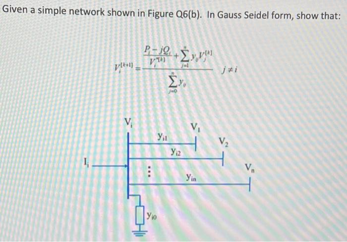 Solved Given a simple network shown in Figure Q6(b). In | Chegg.com
