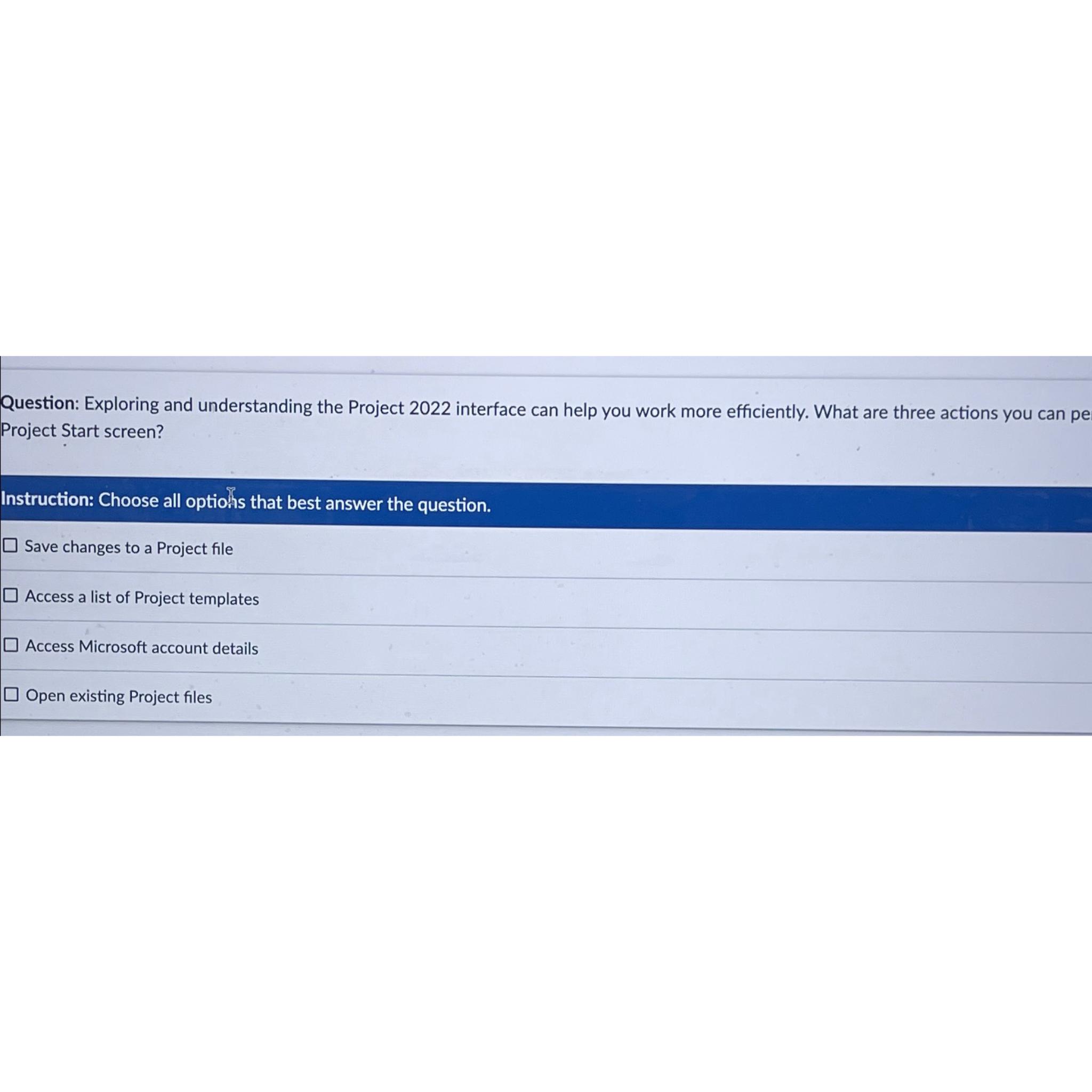 Solved Question: Exploring and understanding the Project | Chegg.com