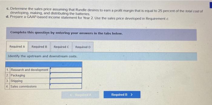 Solved Exercise 10-10A (Algo) Identifying upstream and | Chegg.com
